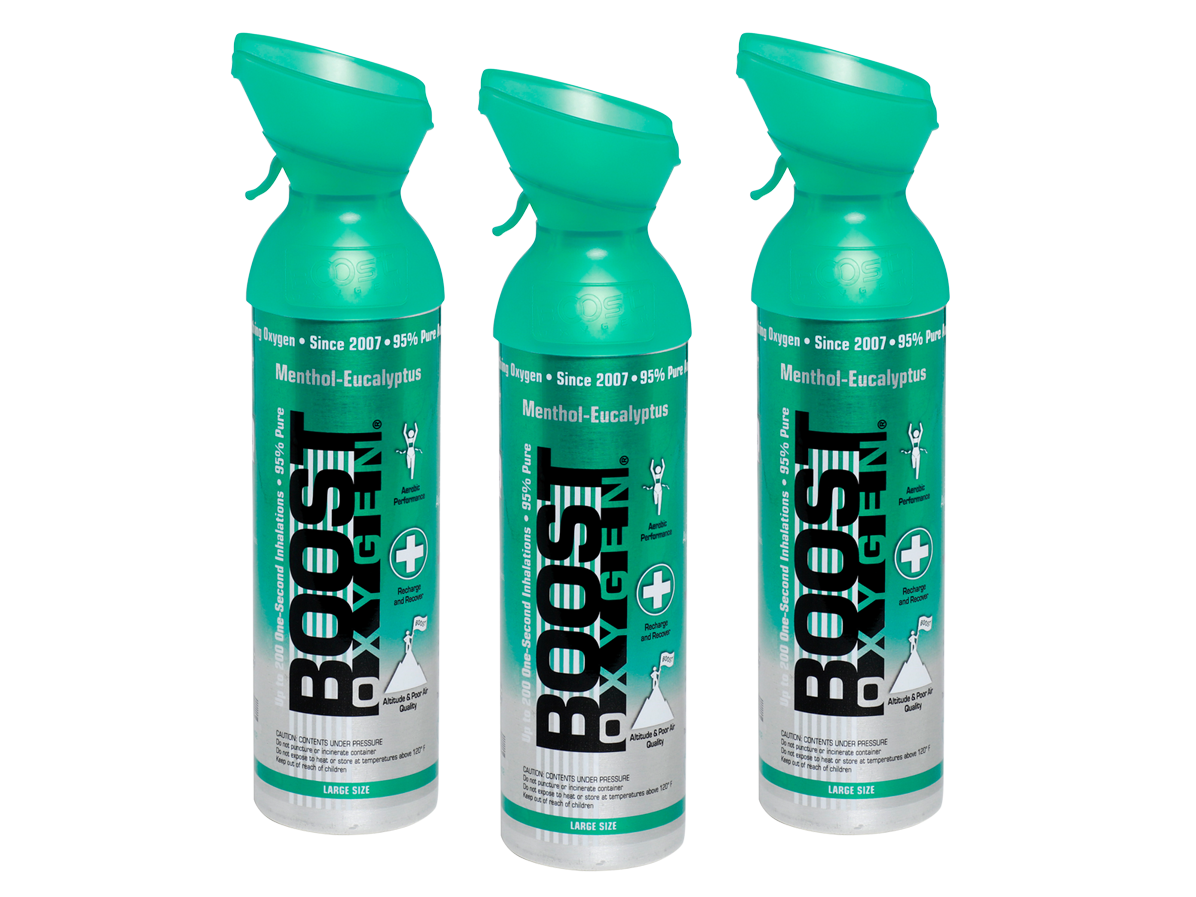 Boost Oxygen Menthol-Eucalyptus - Large 10L - 3 Pack – Boost Oxygen ...